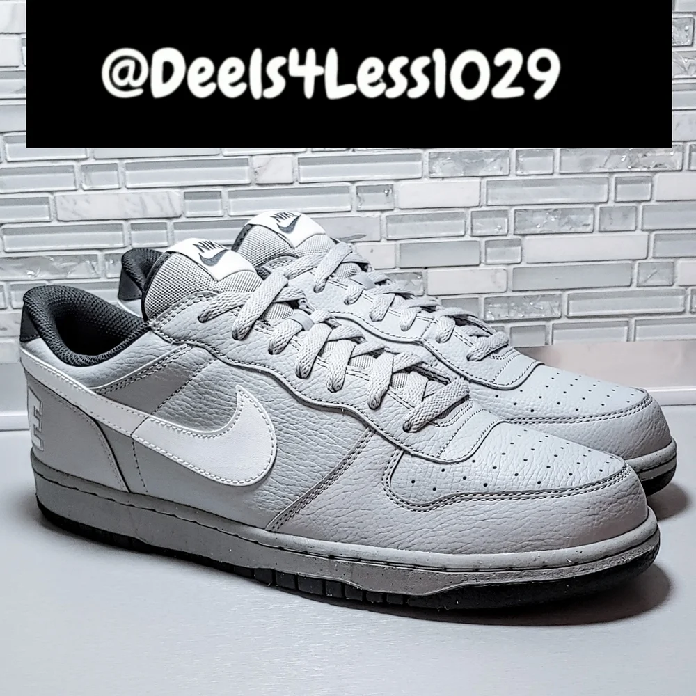 Nike | Shoes | Nike Big Nike Low Mens Light Smoke Grey White | Poshmark